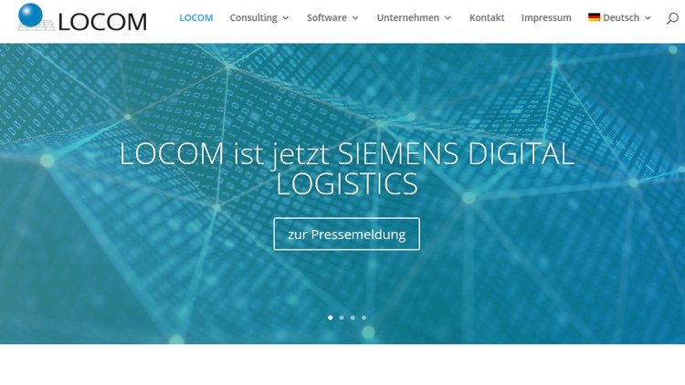 Siemens Digital Logistics fusioniert mit Locom